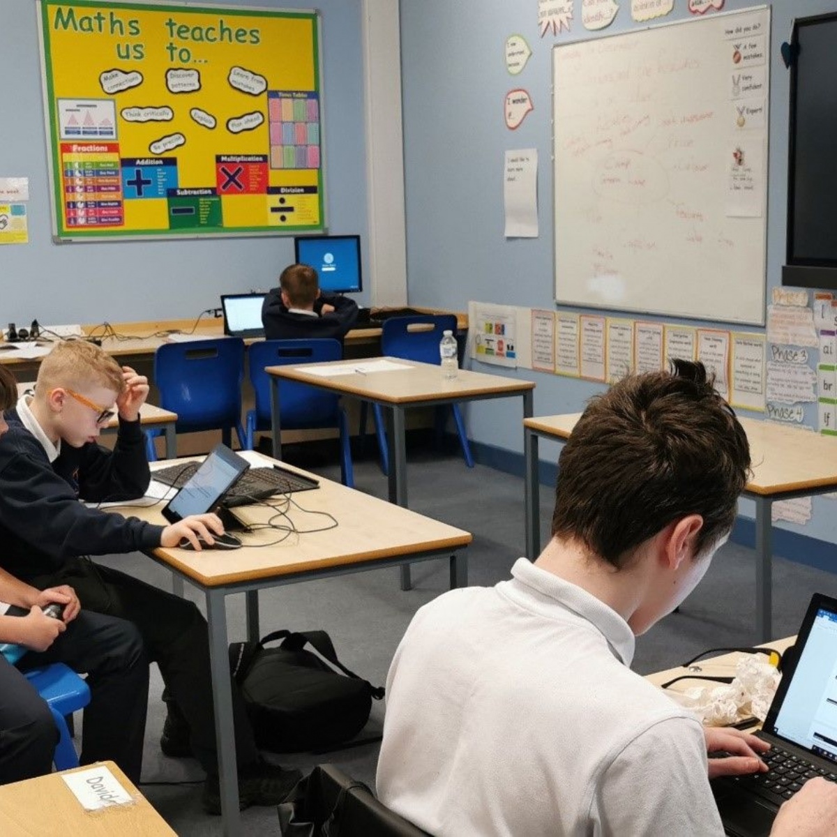 Trinity Academy Newcastle Upper Site - Digital Skills with White Group