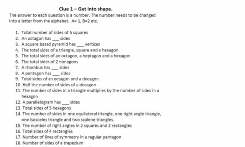 Trinity Academy Newcastle Upper Site - Solving Mathematical Murders