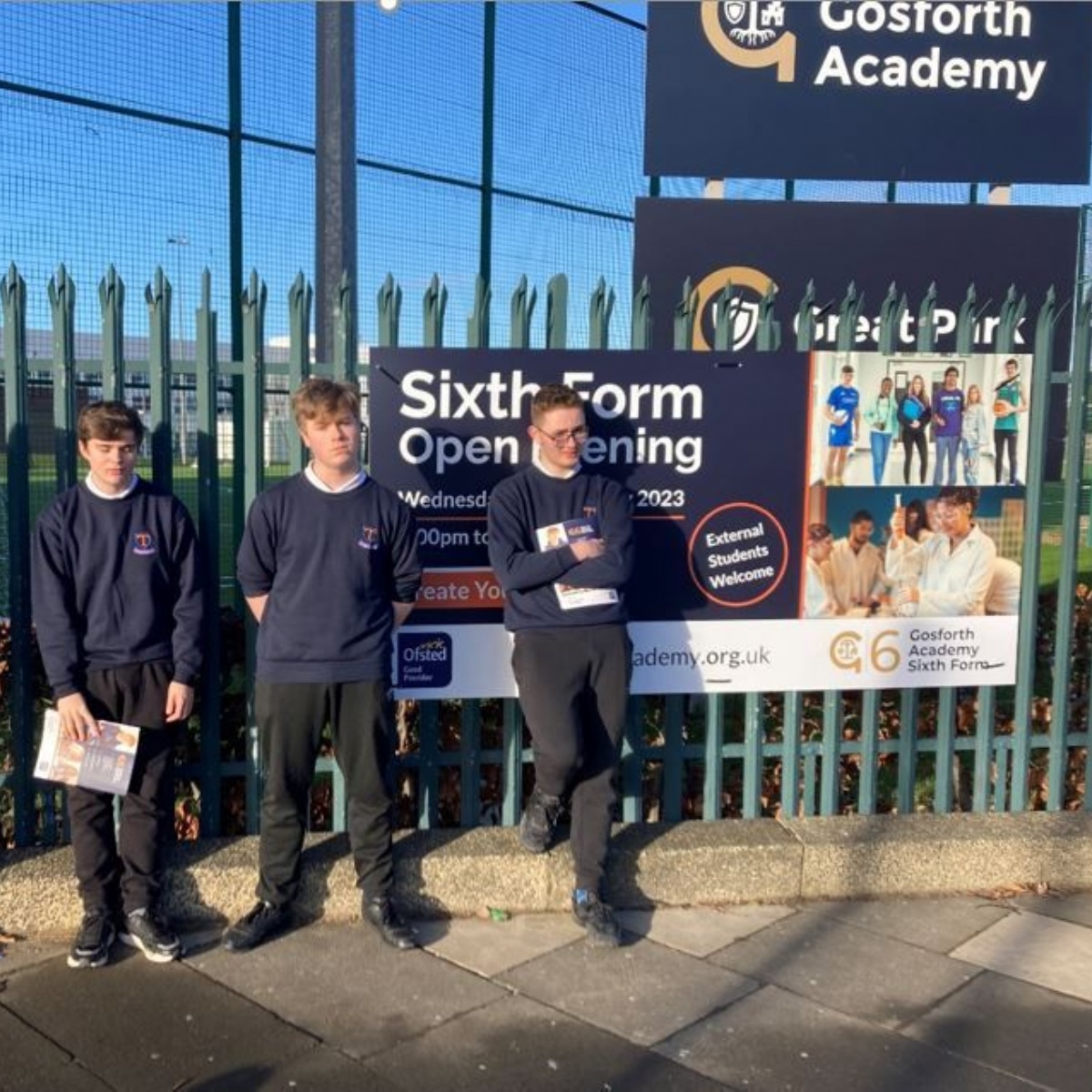 Trinity Academy Newcastle Upper Site - Careers visit to Gosforth ...