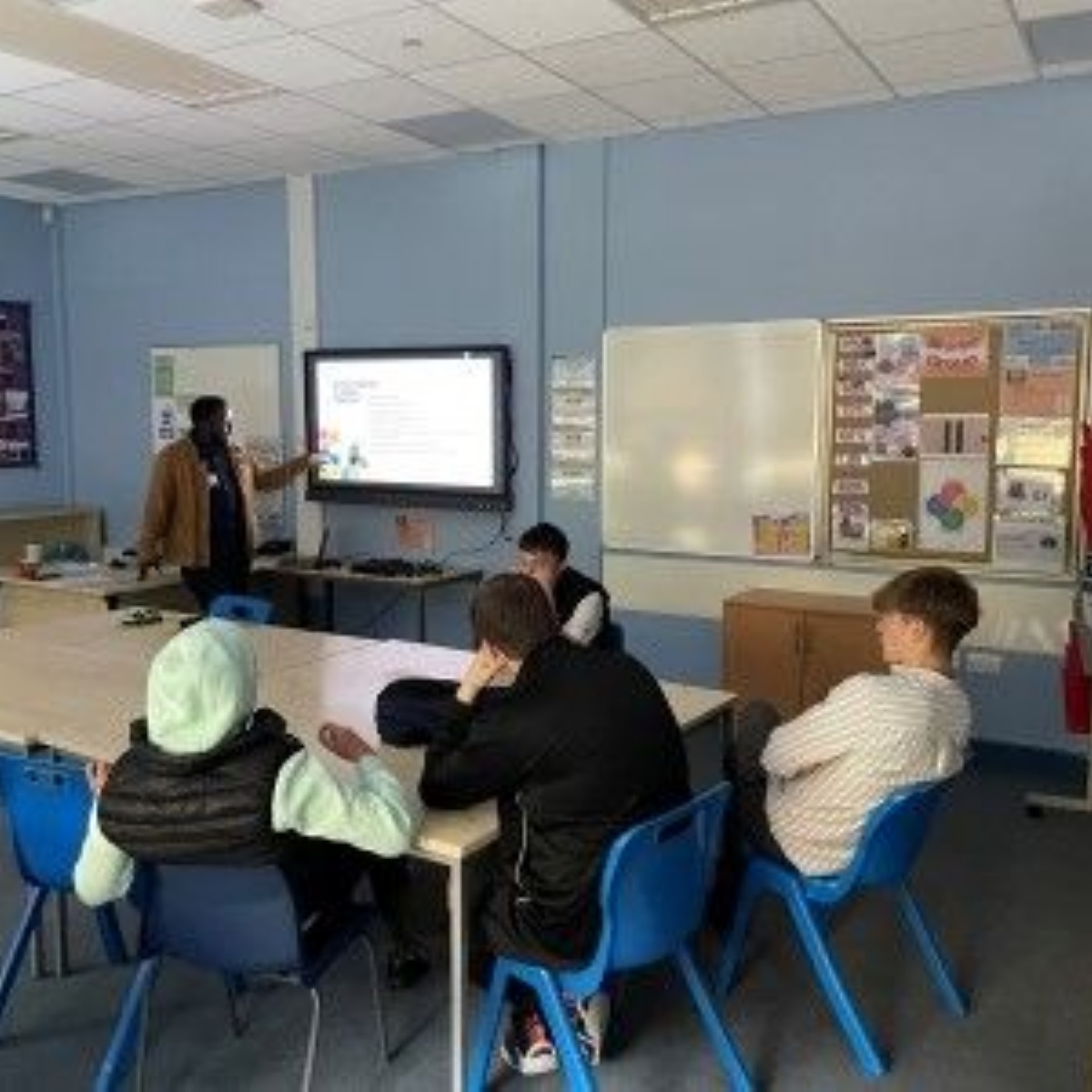 Trinity Academy Newcastle Upper Site - Visit by the housing Coach